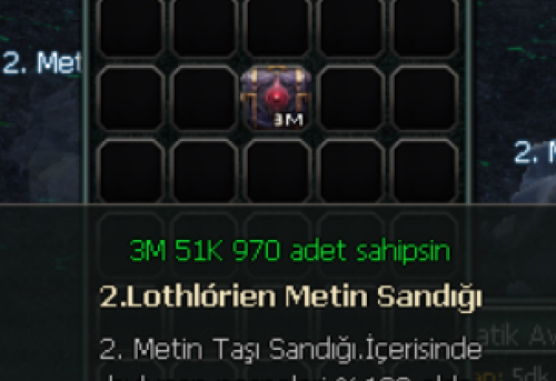 3M 2.MAP SANDIĞI - Metin2 İtem/Yang, Karakter, Online Oyun Epinleri
