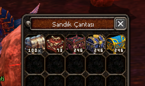 100k 3.Map sandığı ve boss sandıkları +250t yang herşeyi vercem ...